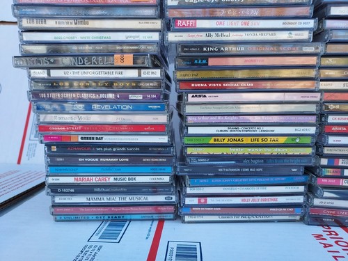 Lot Of 270 Random Cd Collection, All Genres, Rock/Jazz/Country ...