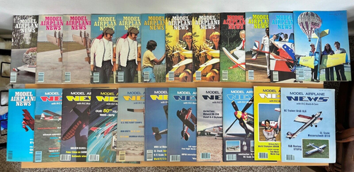 Vintage Lot of 23 Model Airplane News Aircraft Aviation Magazines 1978 ...