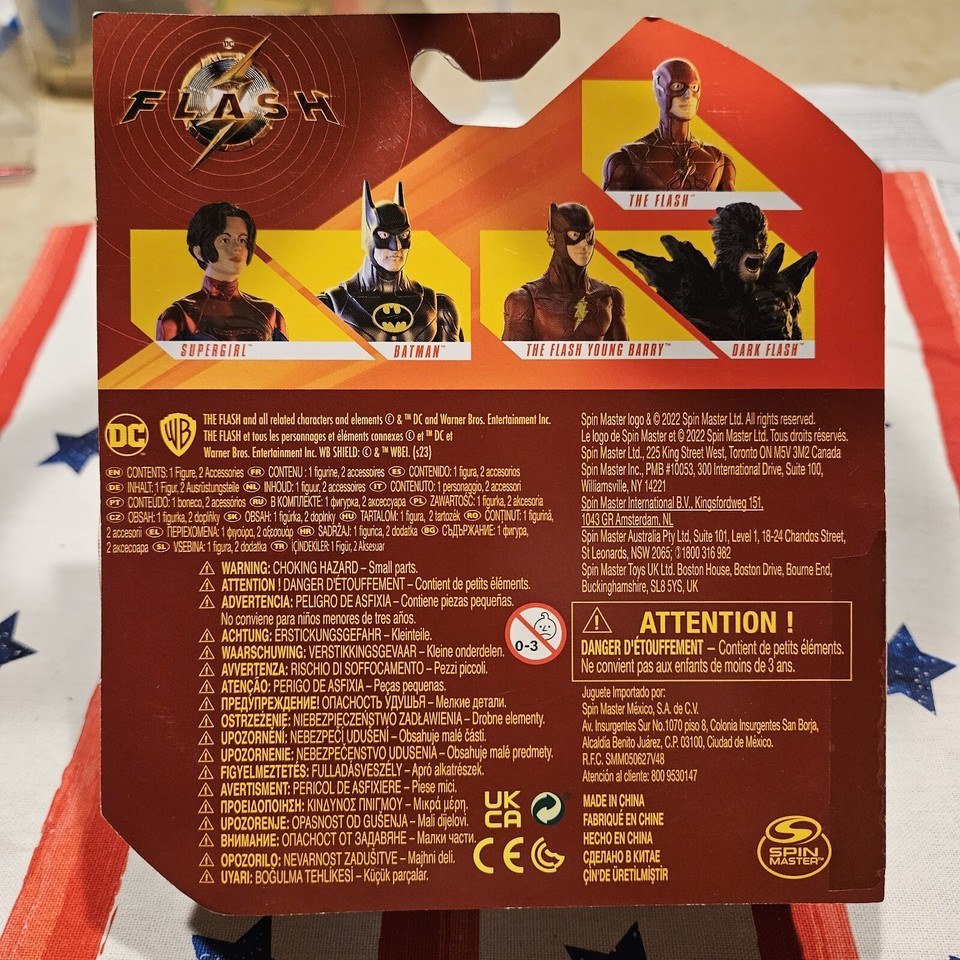 DC The Flash 2023 Movie Series 4-inch Action Figure Dark Flash | eBay