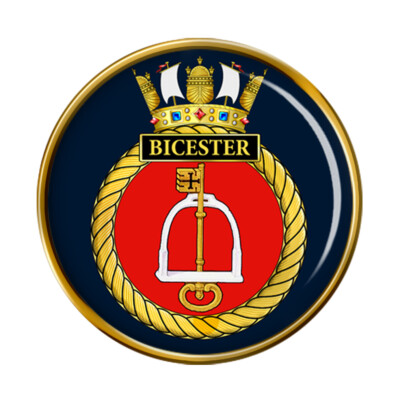 HMS Bicester, Royal Navy Pin Badge | eBay UK