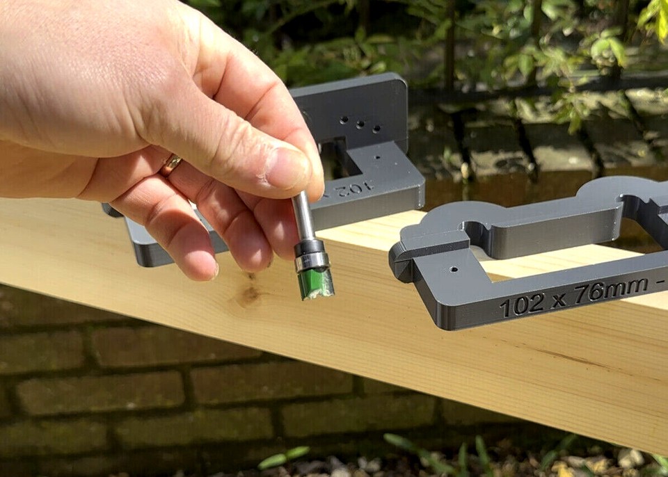 Tubular Latch Jig Router Template for EUROSPEC TLS5025/30/40 Heavy ...