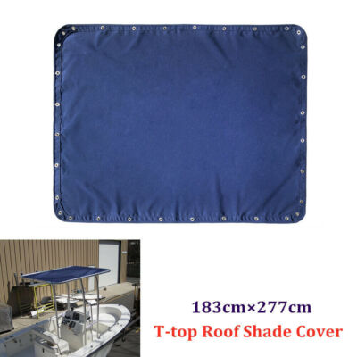 72" T-top Roof Shade Cover Yacht Awning Cloth Boat Sun Shade Canopy ...