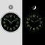 Luminous Wall Clock Silent Non-Ticking Night Light Temperature Humidity ...