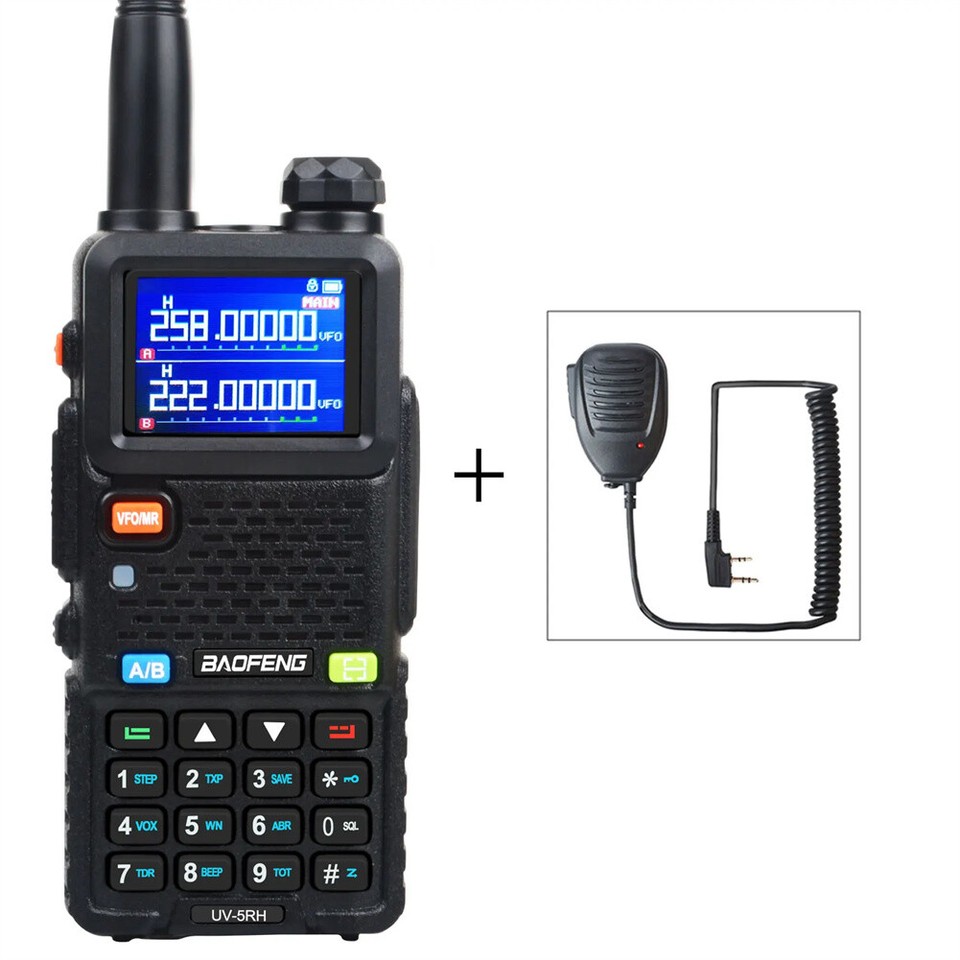 UV-5RH 10W Ham Radio Long Range Handheld Two Way Radio Portable Walkie ...