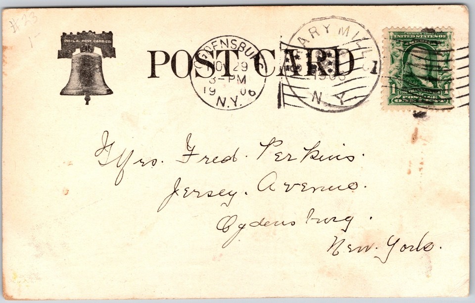 1906 Man Running Through The Railway With Baggage Comic Card Posted ...