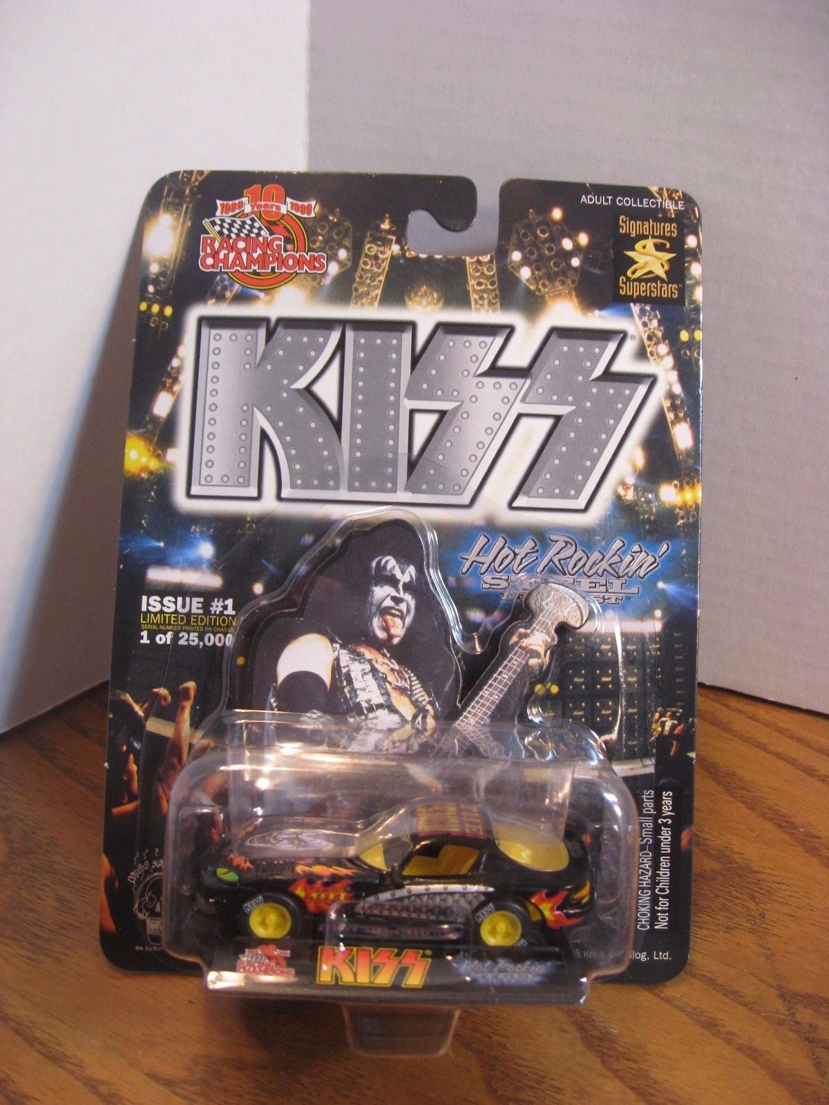 Racing Champions Hot Rockin' Steel - Gene Simmons Car - The Demon w ...
