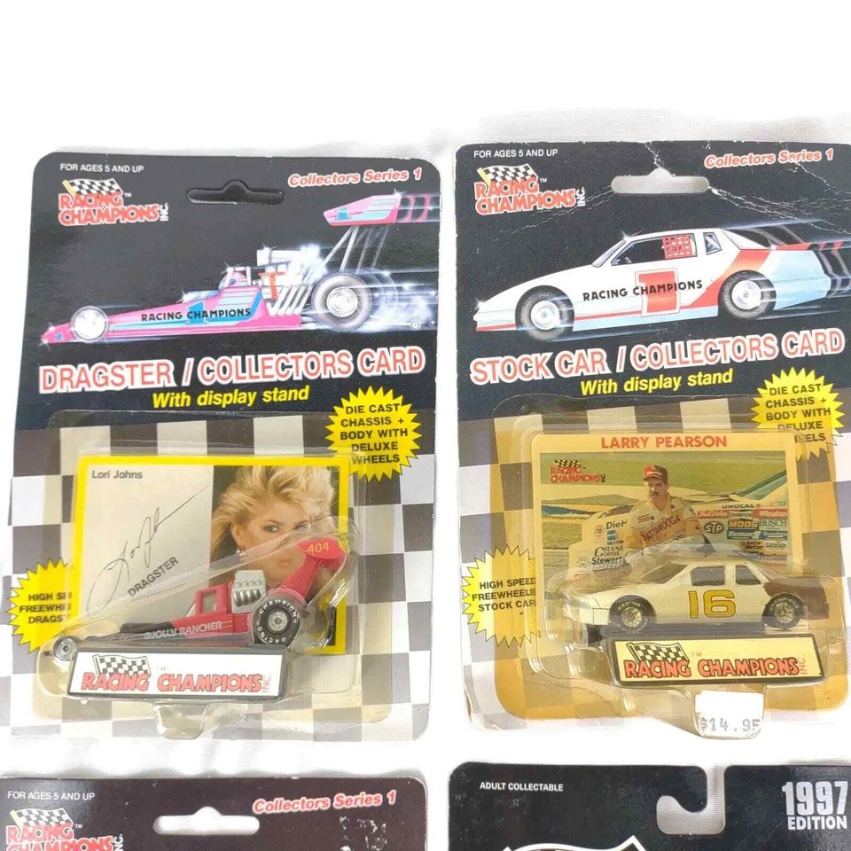 Vintage Set of 6 Racing Champions NASCAR Die Cast Race Stock Cars ...