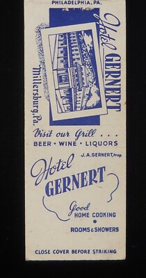 1940s? Hotel Gernert Home Cooking Rooms & Showers J. A. Gernert ...