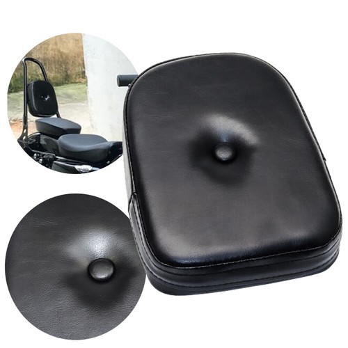 Motorcycle Backrest Sissy Bar Cushion Pad For Harley Yamaha Suzuki ...