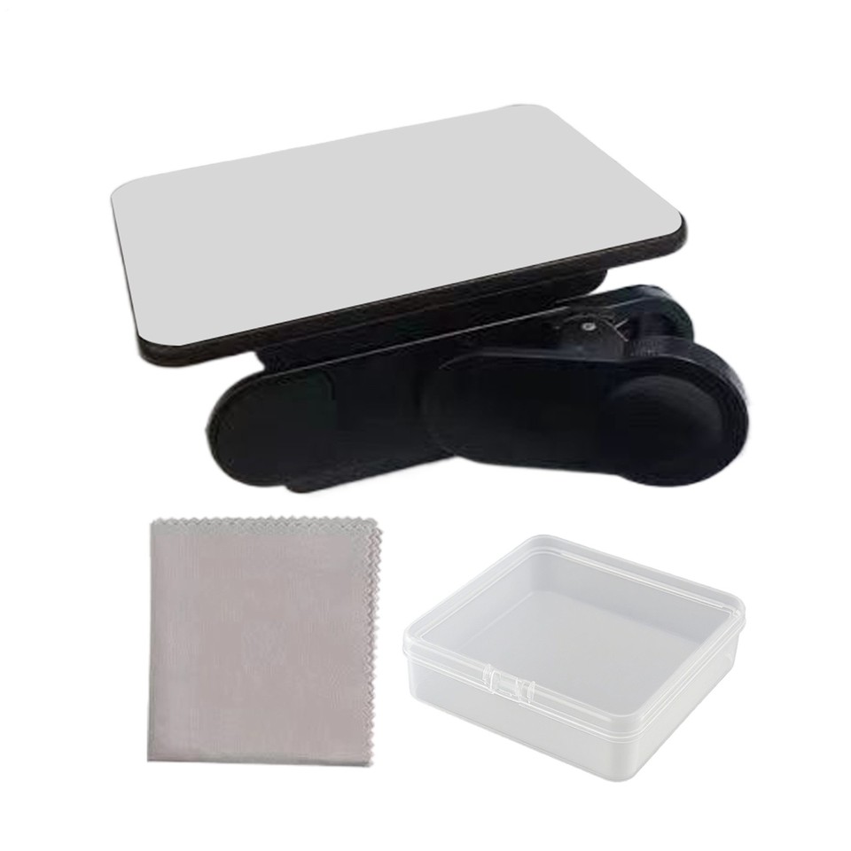 Mirror Effect Lens Smartphone Camera Mirror Reflection Clip Kit | eBay ...