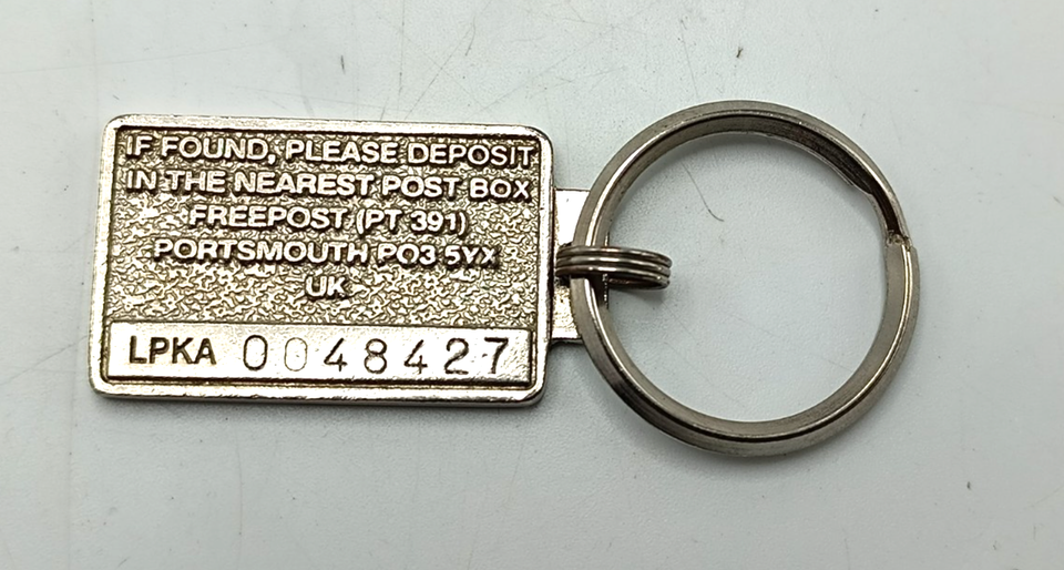 LLOYDS TSB PLATINUM KEYRING, LOST KEYS FOB TAG SECURITY ITEM | eBay UK