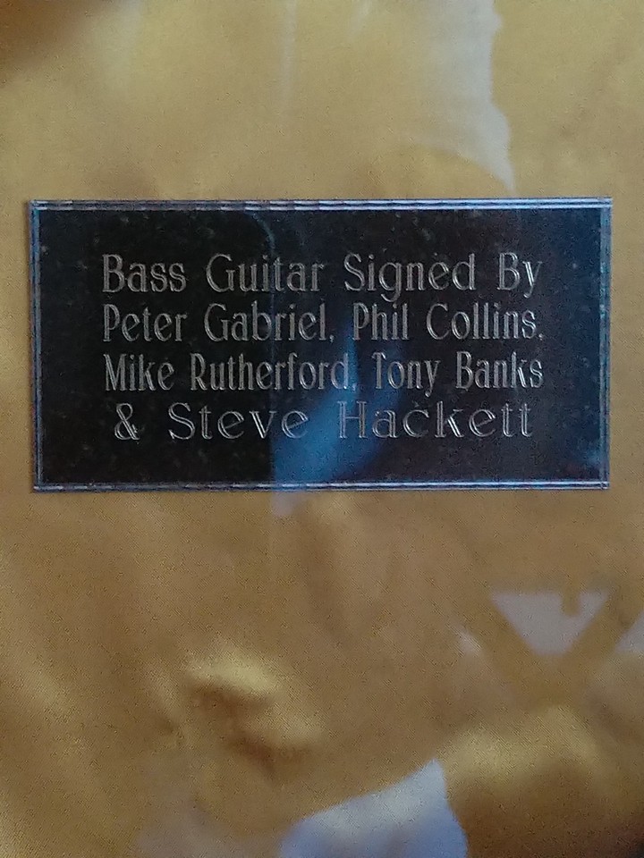 Genesis Band signed Bass Guitar | eBay UK