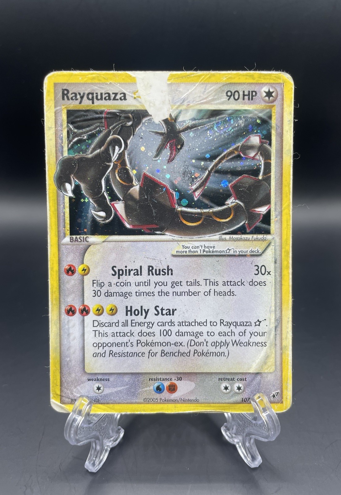 Rayquaza 107 Current Market Value | Deoxys