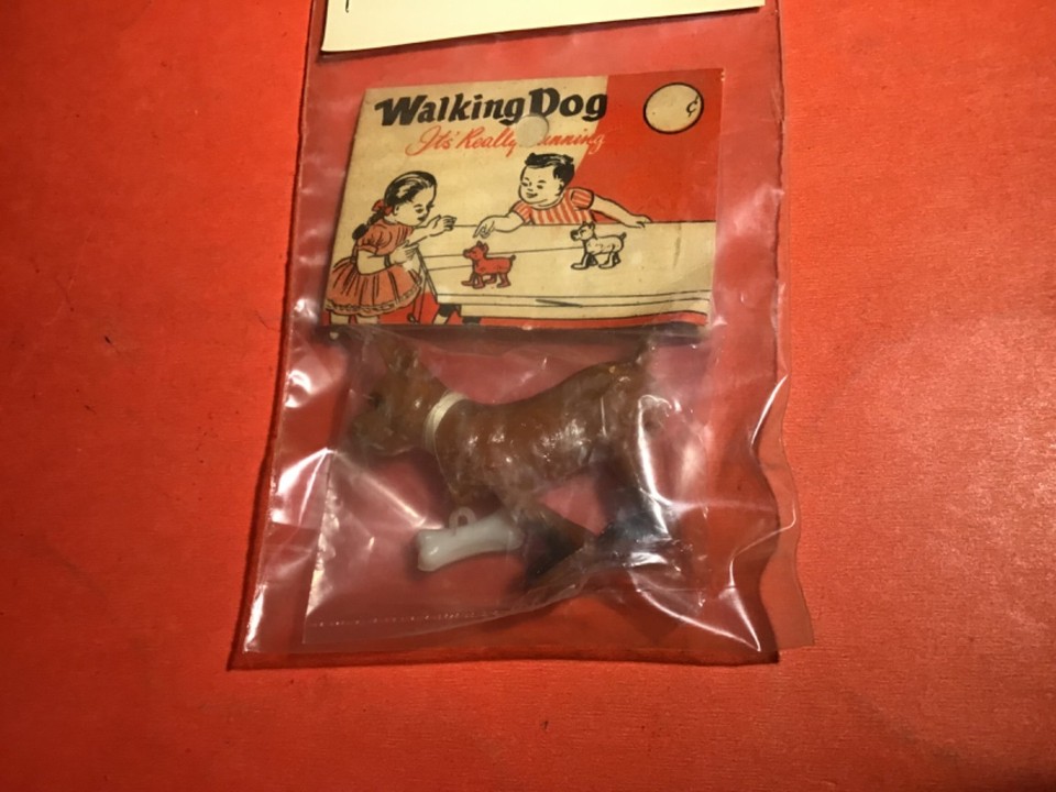 VTG "Walking Dog" w Bone Plastic Ramp Walker Toy New In Package 1960 | eBay