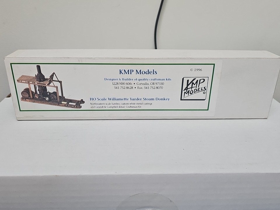 KMP MODELS HO SCALE WILLAMETTE YARDER STEAM DONKEY CRAFTSMAN KIT 1996 ...