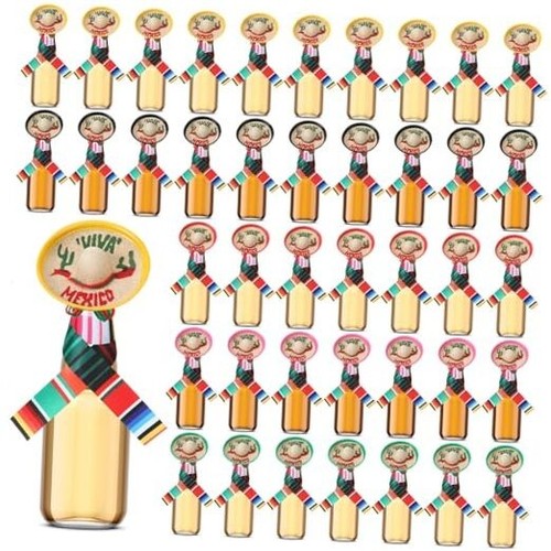 Mexico Mini Sombrero Hats with Mexican Beer Poncho Mini Serapes ...