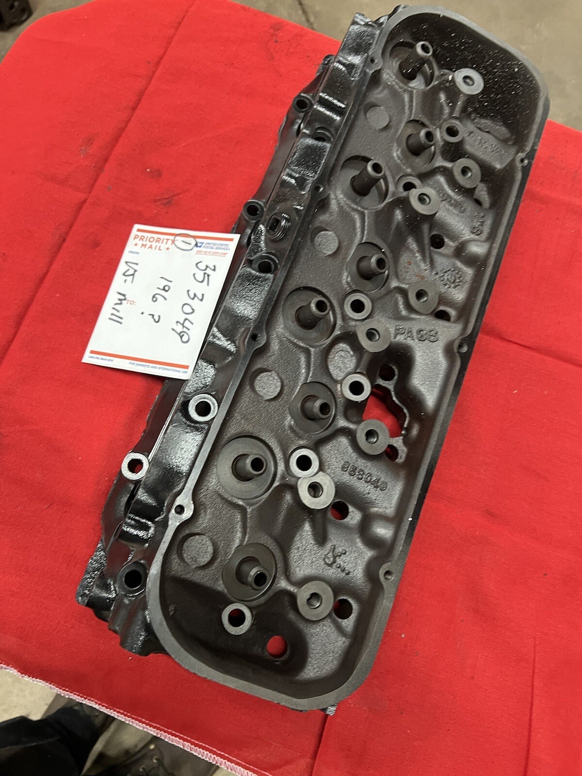 Chevy Big Block 454 BBC 049 Oval Port 353049 Cylinder Heads Pair ...