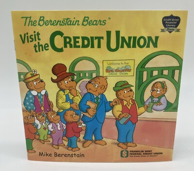 RARE COLLECTIBLE The Berenstain Bears Visit the Credit Union PB ...