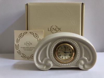 Lenox Mini Quartz Clock from Clock Collection NWB | eBay