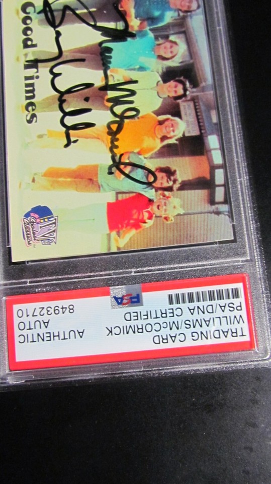 Barry Williams Maureen McCormick signed Card PSA/DNA Certified ...