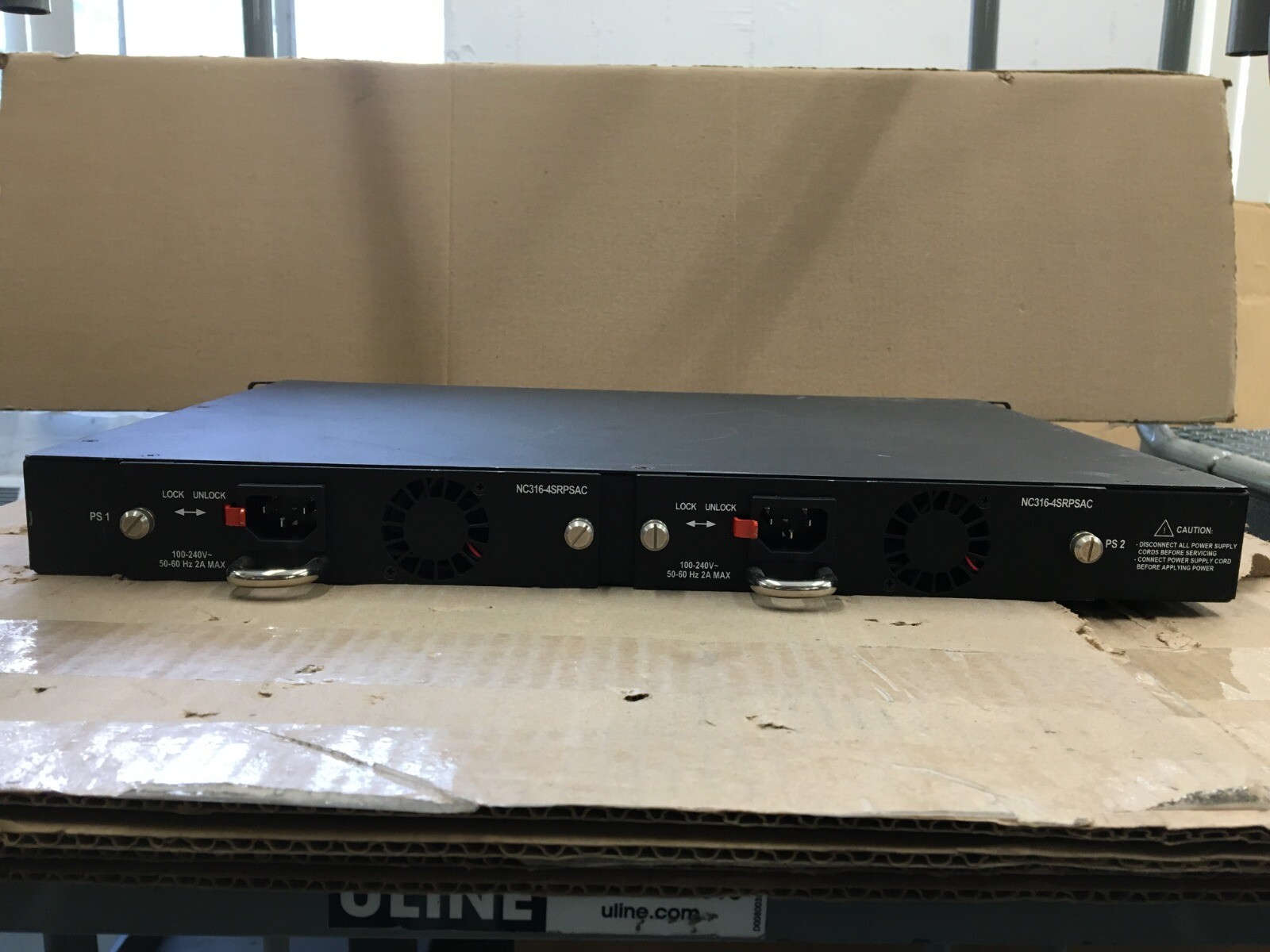 MRV NC316BU-4S/AC EM316GSW-XY NC316-4SRPSAC 4-SLOT FIBER DRIVER BASE ...