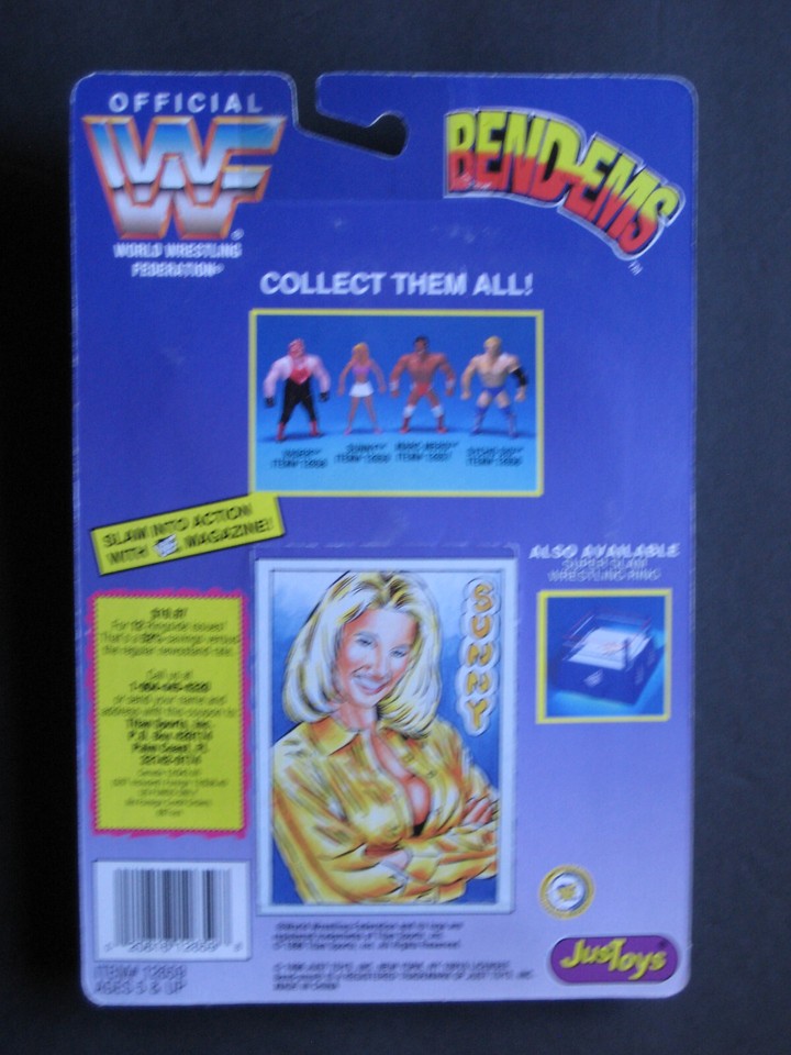WWF Bend-Ems Sunny Wrestling Action Figure Series IV Just Toys | eBay