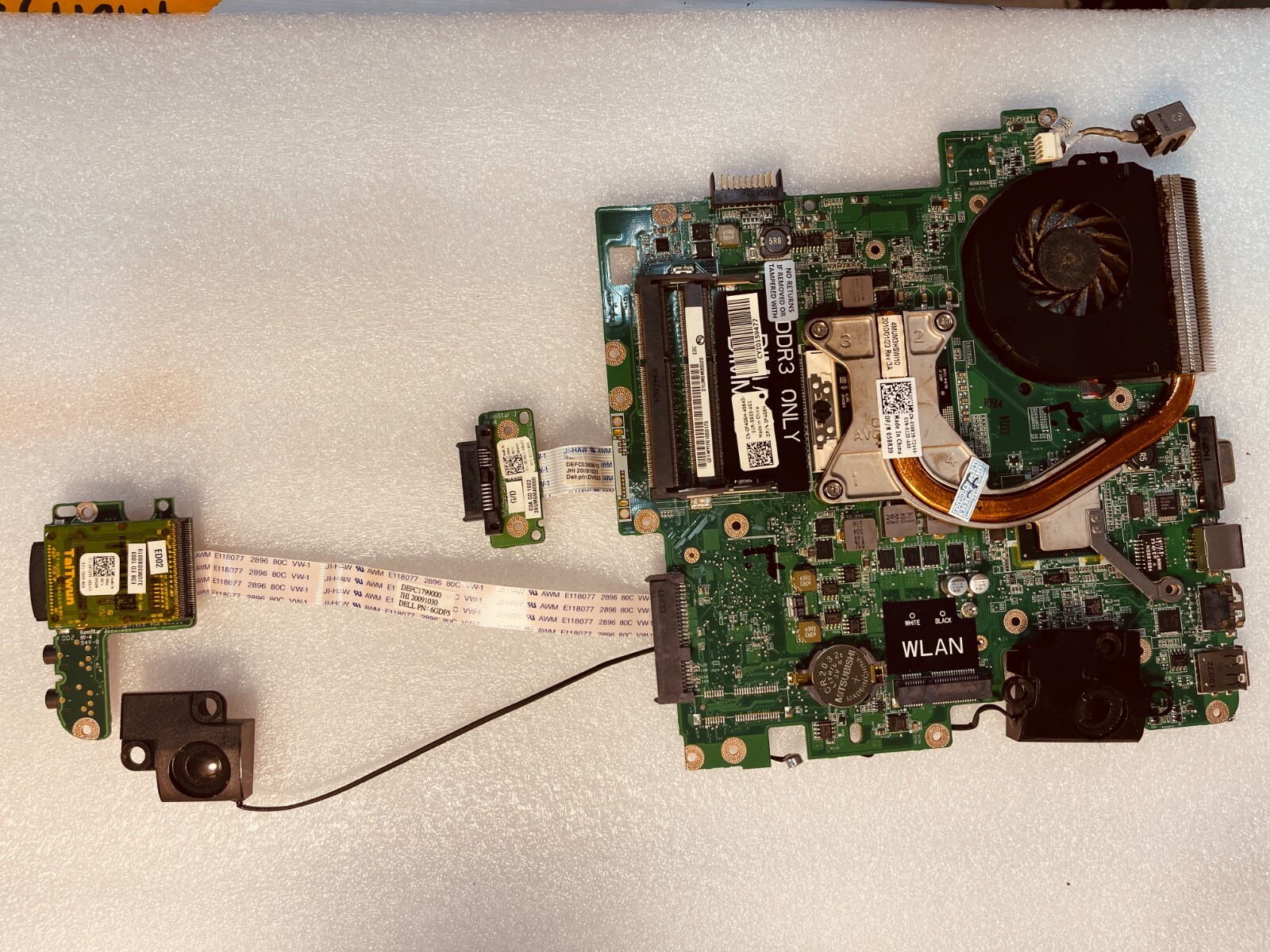 Used DELL Inspiron 1564 motherboard DAUM3BMB6E0 core i3 M330 2.13GHz ...