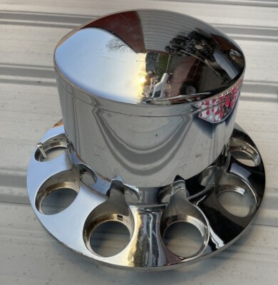 Kenworth Semi Tractor Trailer 10 Lug Rear Chrome Center Cap Used Abs ...