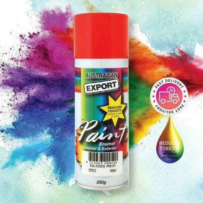 Australian Export Spray Paint Cans 250gm Fast Shipping Red Gloss | eBay