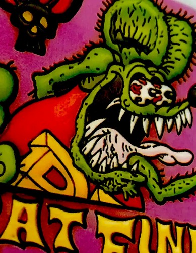 RAT FINK STICKER “PEEK A BOO” 3 3/4“ X 3 1/4“ UV GLOSSY | eBay