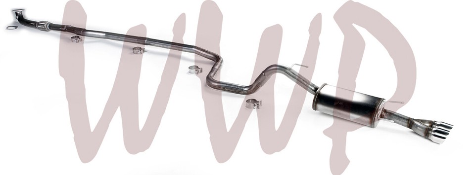 Stainless 2.25" CatBack Exhaust Muffler System 14-20 Fiat 500L ...