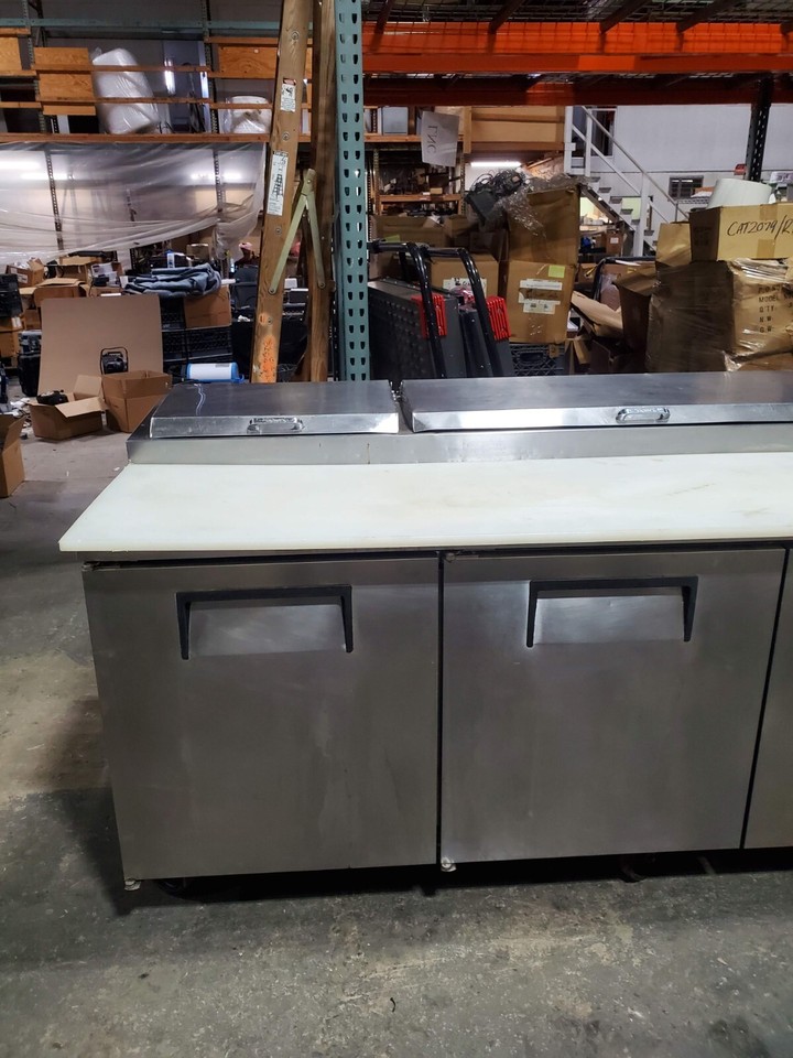 True TPP-93 115V R134A 93" Pizza Sandwich Prep Station 3 Door ...