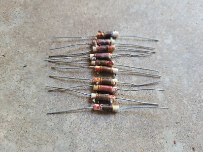 10 New Old Stock Vintage 1970s Western Electric INDR 1546AB Resistors ...