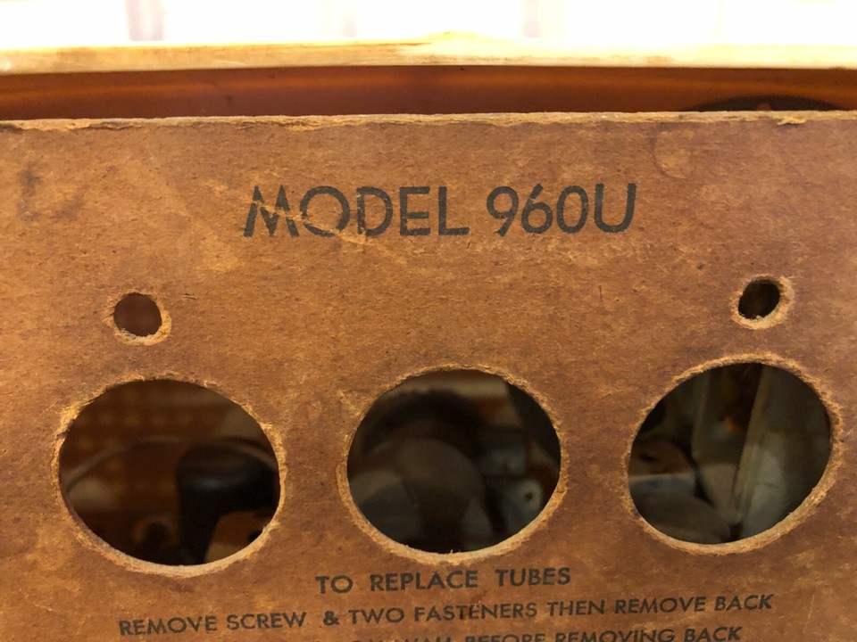 Vintage 1950s Jewel Model 960U Ivory AM Tube Radio | eBay