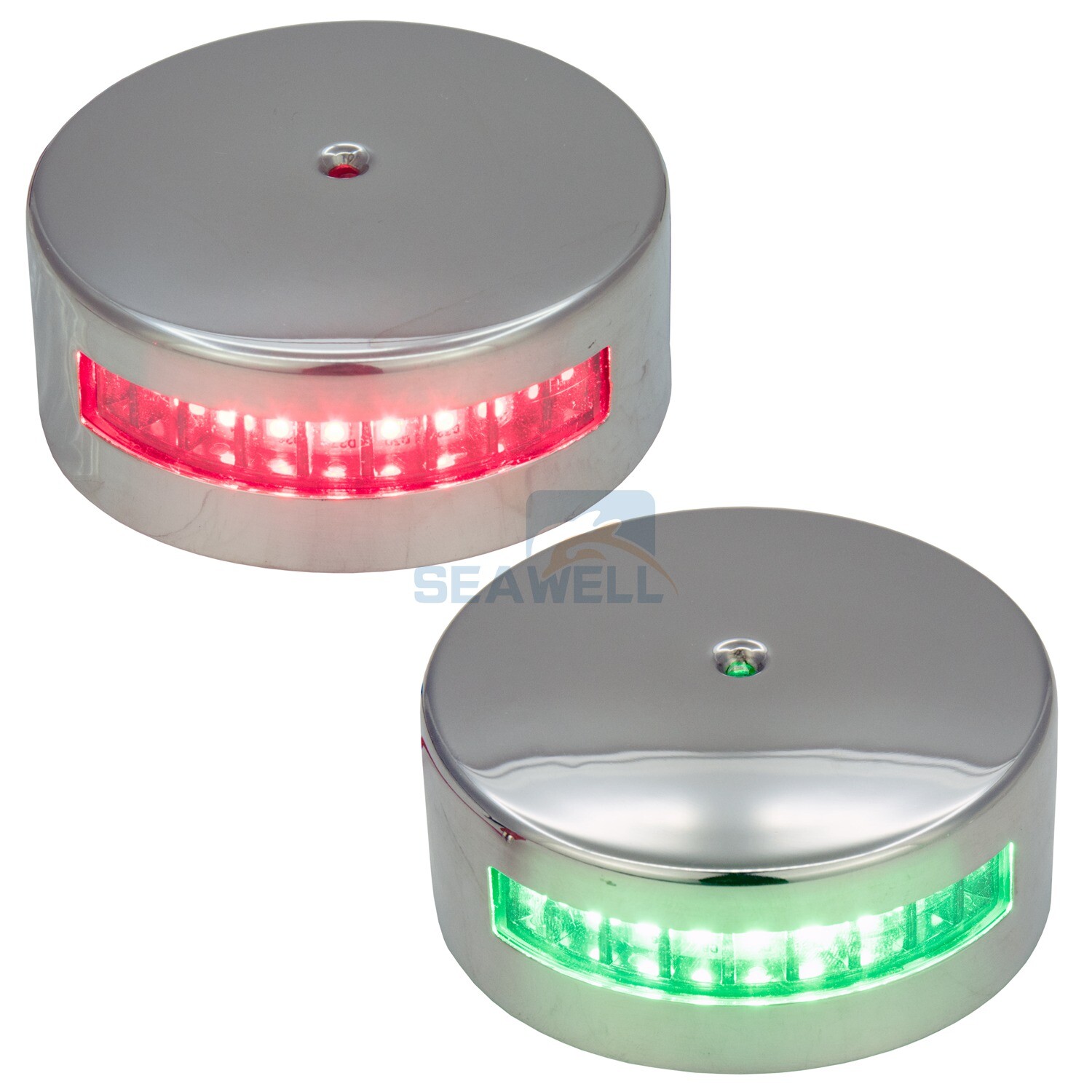 Red Green LED Navigation Light Horizontal Mount Boat Side Lamp ...