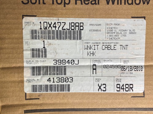 Jeep Soft Top Quarter Windows And Soft Top Rear Window