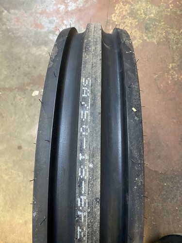 TWO 750-18, 750x18, 7.50-18 3 Rib Front Tractor Tire with Tube | eBay