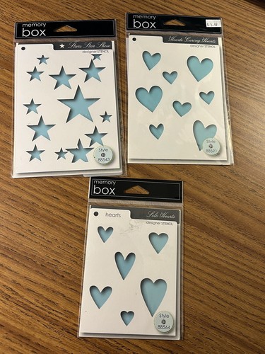 Memory Box designer stencil- style #'s: 88564, 88591, 88543 | eBay