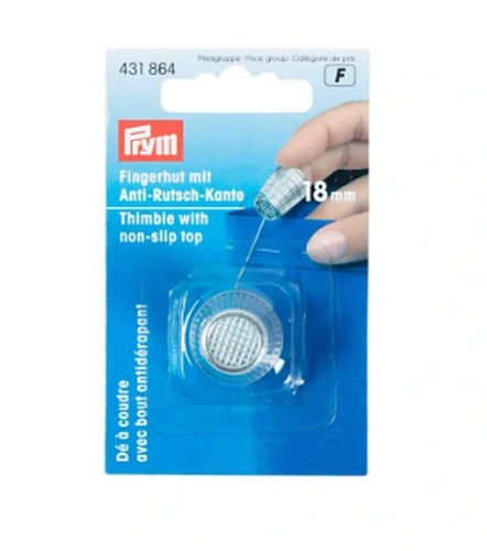 Prym Thimble With Anti-Slip Edge, 18mm, Silver-Coloured, 431864 | eBay ...