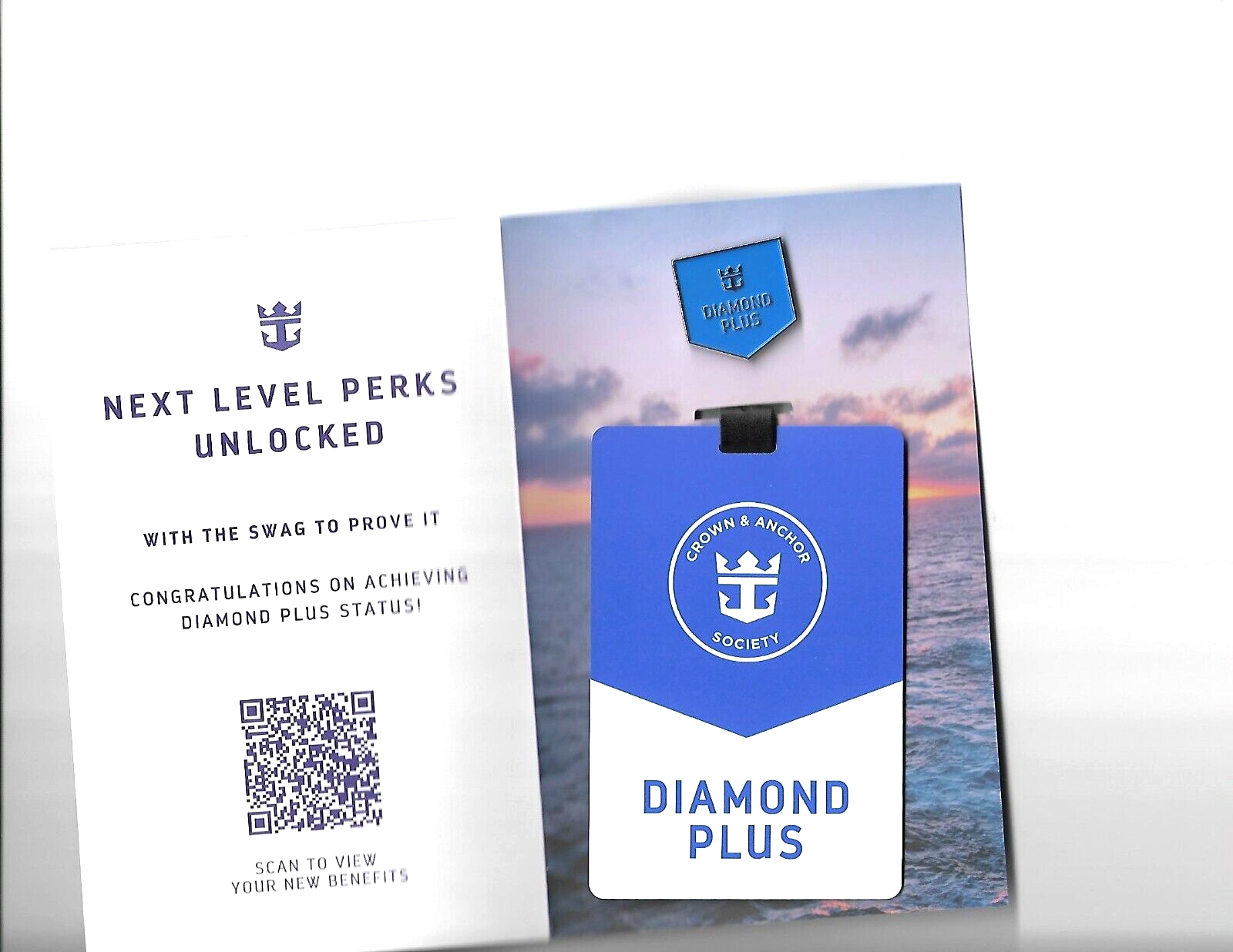 NEW ROYAL CARIBBEAN DIAMOND PLUS MEMBER Pin & D+ LUGGAGE TAG | eBay