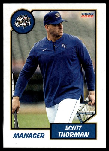 2022 Choice Scott Thorman Rookie Omaha Storm Chasers - Kansas City ...