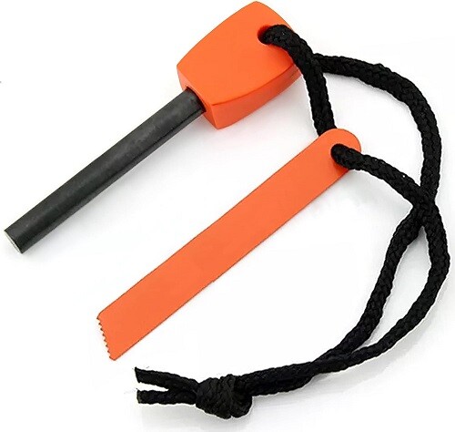 20x Emergency Flint Fire Starter Rod Lighter Magnesium Camping Tool ...