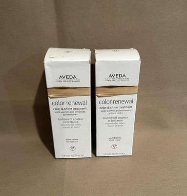 2 NEW AVEDA Color Renewal Color & Shine Treatment WARM BLONDE | eBay
