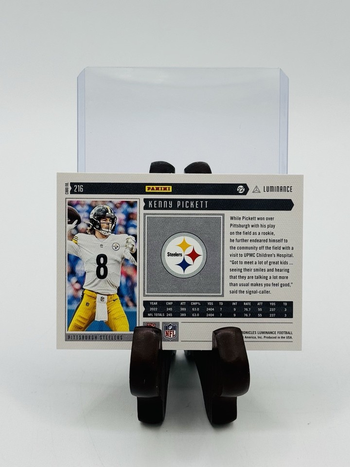2022 Panini Chronicles Luminance Rookie Kenny Pickett #216 Bronze (RC ...