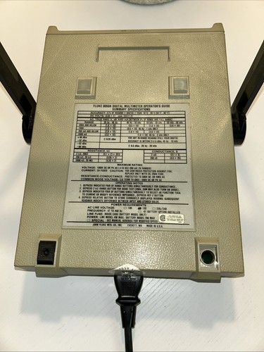 Fluke 8050A Digital Multimeter Portable Benchtop Laboratory Device With ...