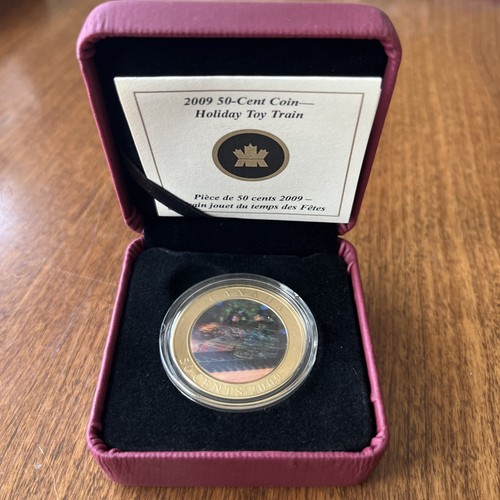 2009 Canadian 50 Cent Coin Holiday Toy Train Lenticular Coin | eBay