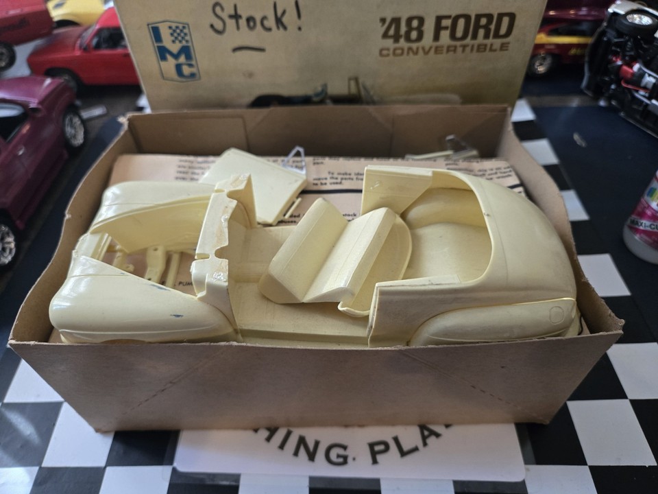 MODEL CAR PARTS IMC 48 FORD UNBUILT PROJECT PARTS, JUNKYARD, DIORAMA ...