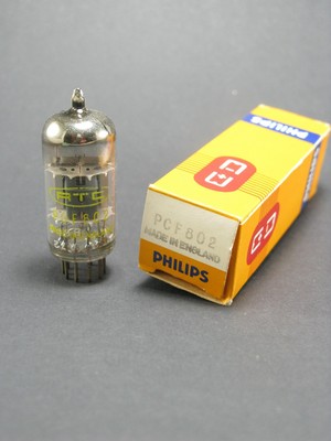 1 tube electronique PHILIPS RTC PCF802 /vintage valve tube amplifier ...