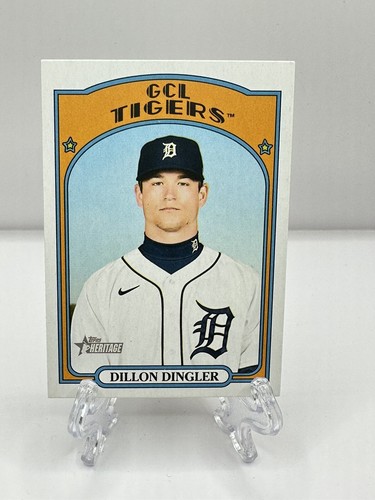 2021 Topps Heritage Minor League 56 Dillon Dingler GCL Tigers Baseball ...