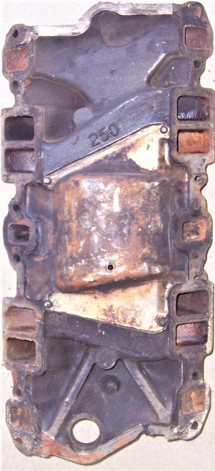 GM Chevrolet 1976-1982 SBC 4 Barrel Quadrajet Intake Manifold #346250 ...